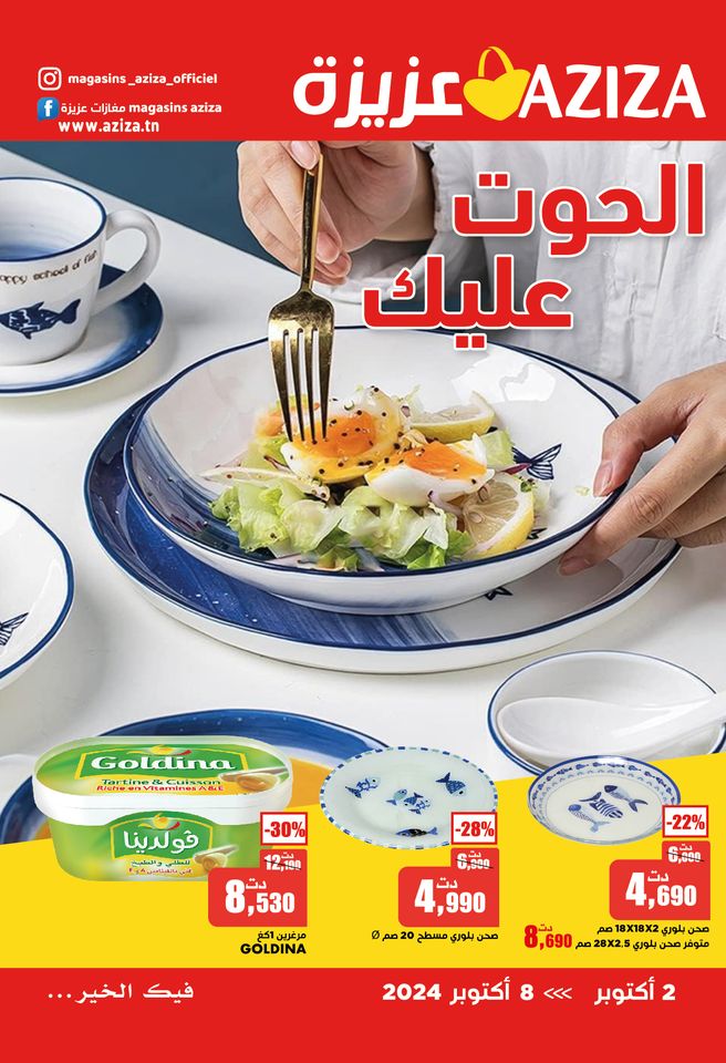 Catalogue Aziza - Les promotions de la semaine des magasins Aziza
